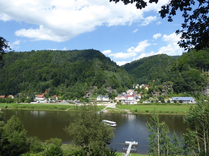 Wunderbare Ausblicke rund um Schmilka in der Sächsischen Schweiz ...
